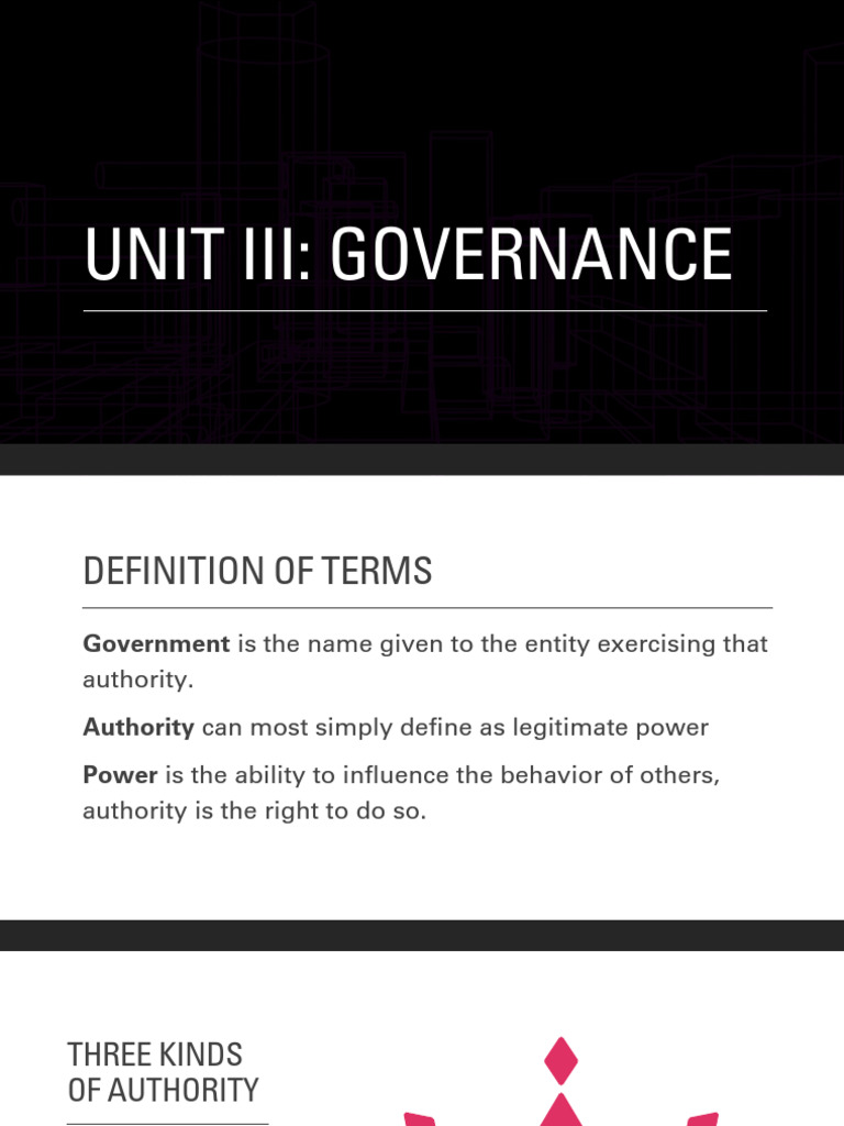 Unit 3 - Governance | PDF | Governance | Poverty