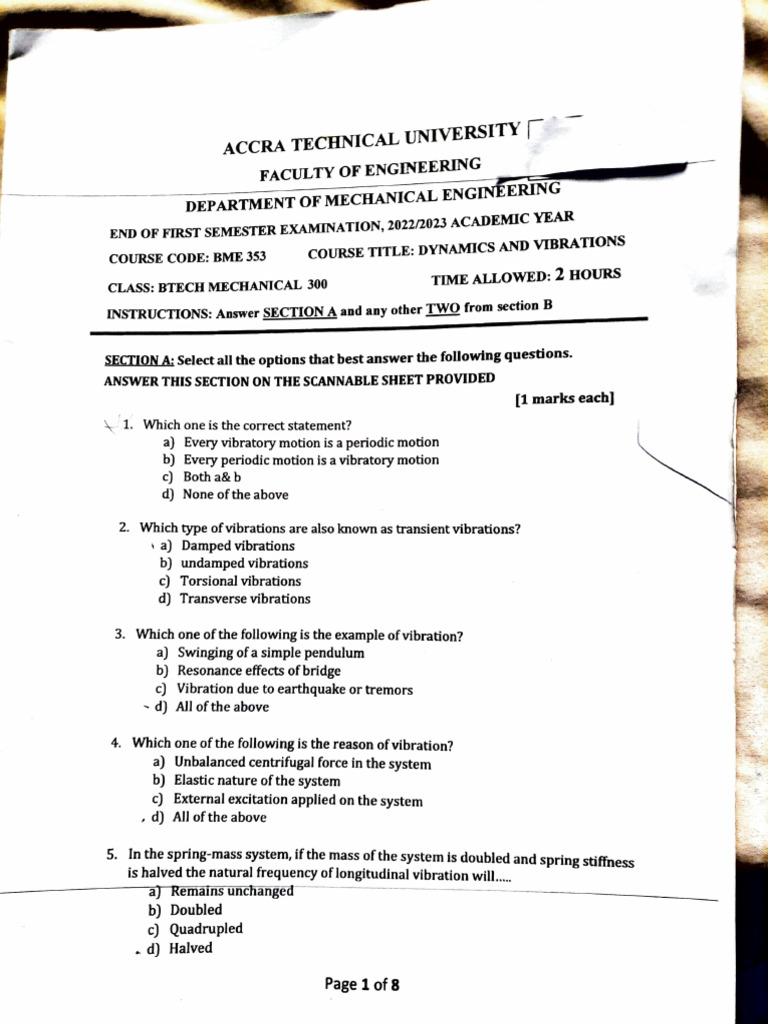 Vibration and Analysis PASCO# | PDF | Damping | Oscillation