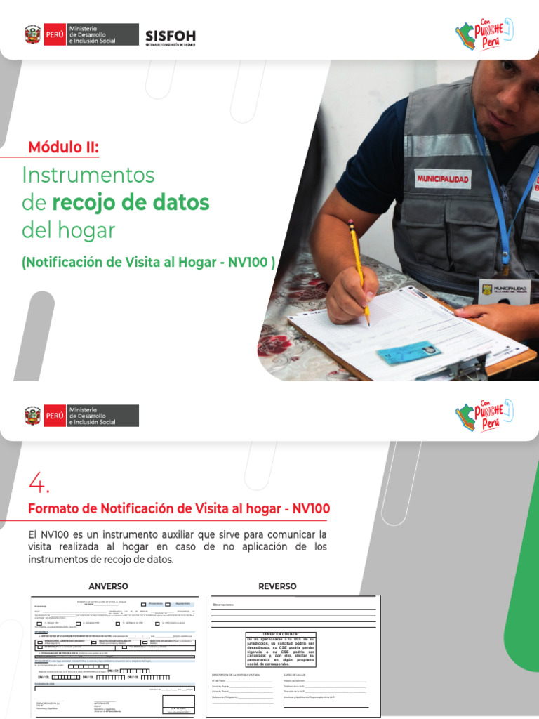 Texto de Estudio. Módulo 2 Tema 4 - Notificación de Visita Al Hogar - VF | PDF