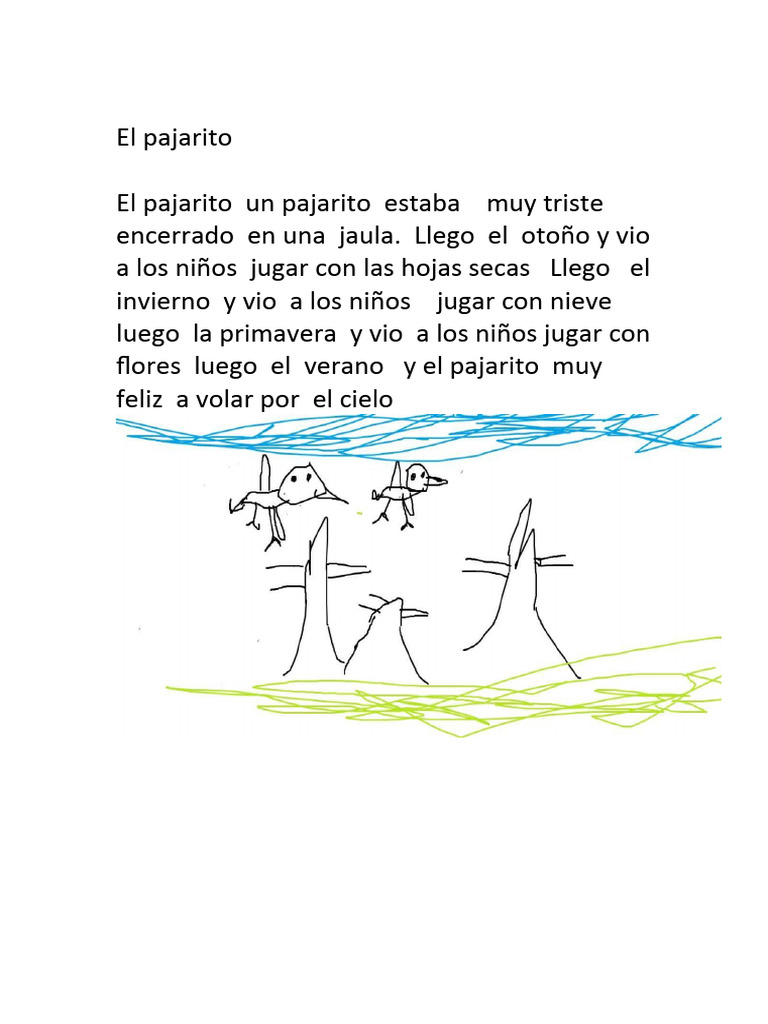 El Pajarito Un Pajarito Estava Mui Triste en | PDF