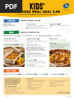 Chartwells New Menu 2526 | PDF | Salad | Gravy