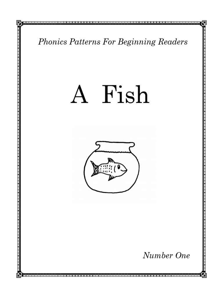 Phonics Patterns For Beginning Readers. A Fish. Number One | Download ...