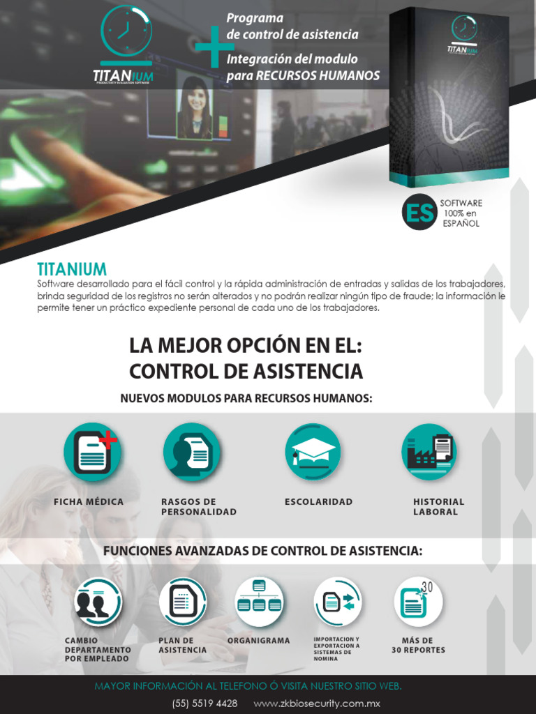Folleto Acceso3 TITANIUM | PDF | Informática | Tecnologías de la información