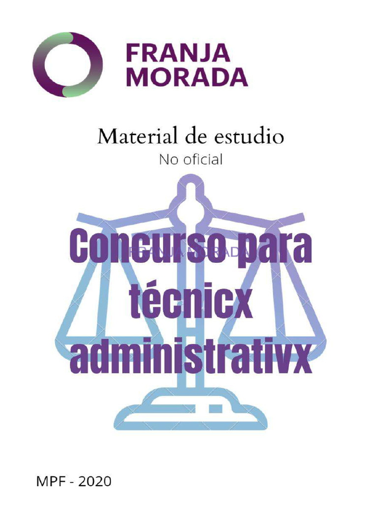 Parte Teórica MPF - Franja Morada | PDF