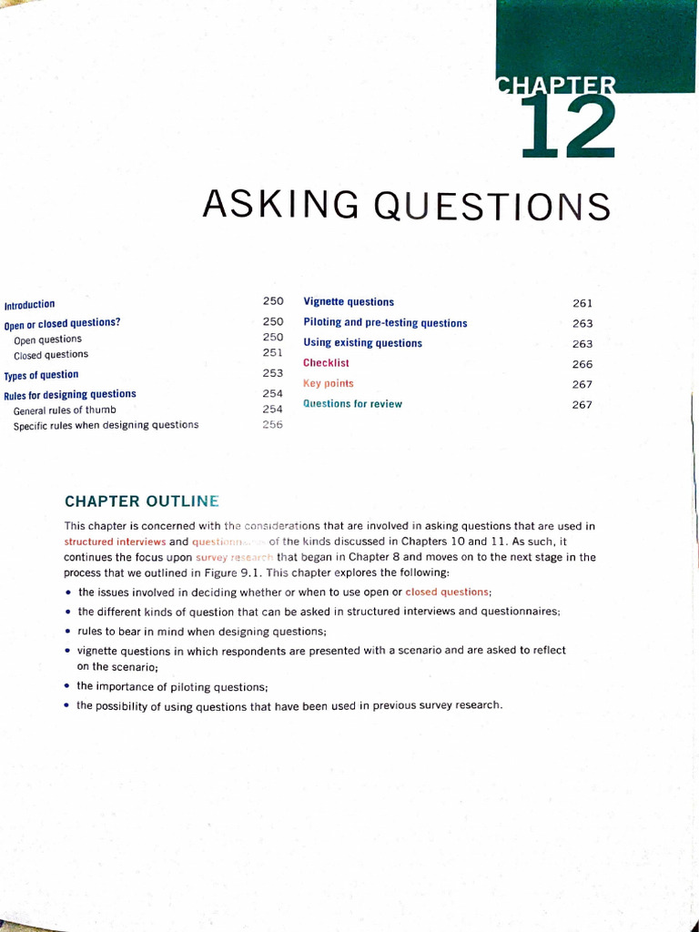 BRM Chapter 12 | PDF