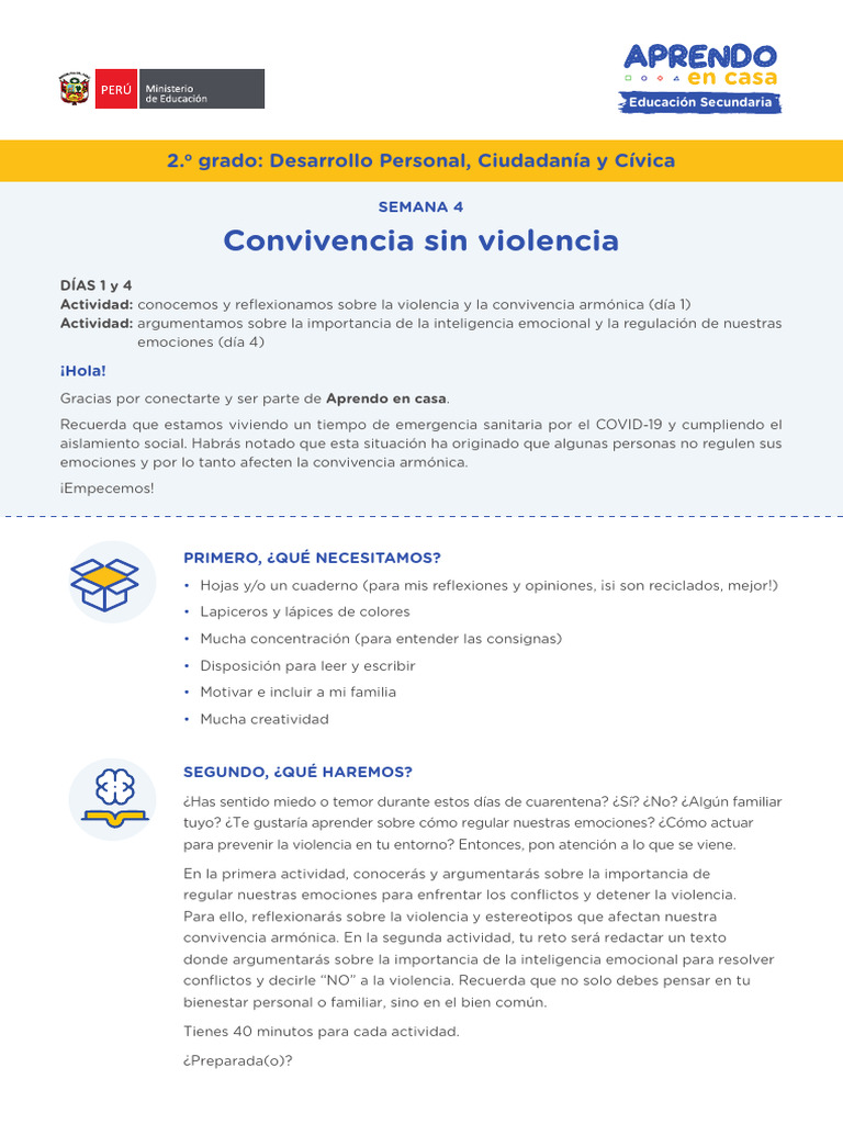 Convivencia Sin Violencia | PDF | Ira | Violencia