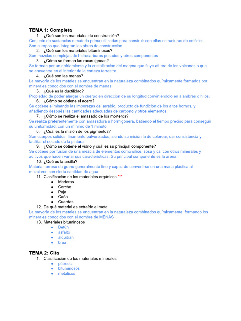 EXAMEN FINAL - Tec. | PDF | Hormigón | Cemento