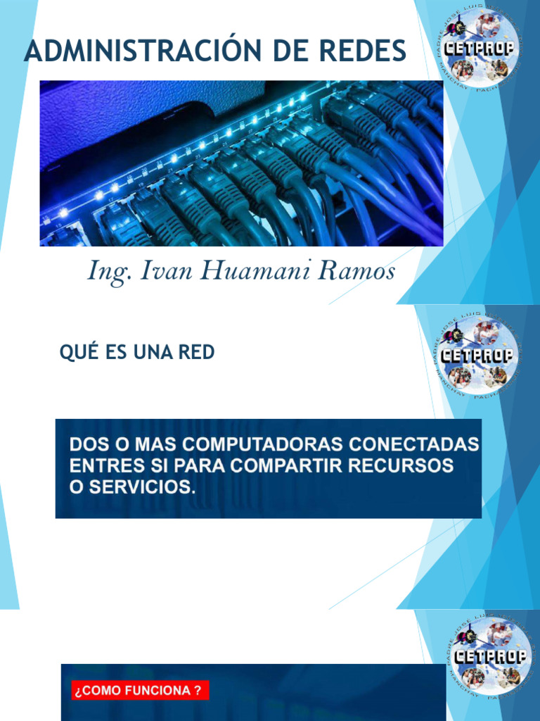 Administracion de Redes - Cetpro Pjlig | PDF | Dirección IP | Red de computadoras