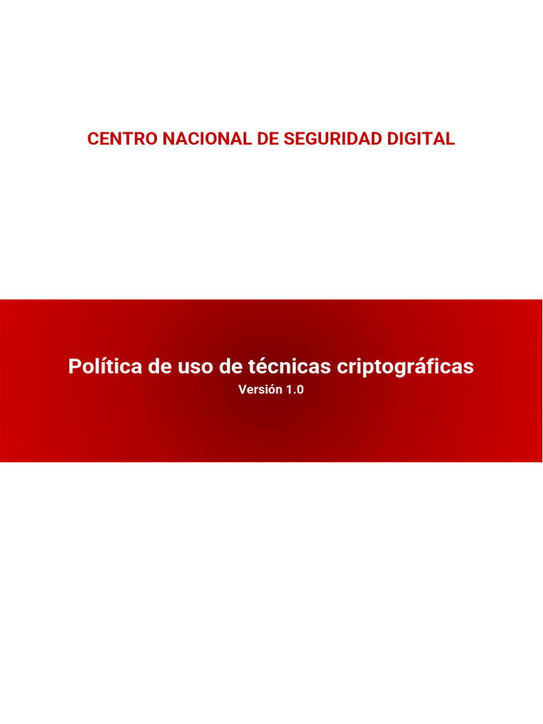 PO18 - Política de Uso de Técnicas Criptográficas PDF | PDF | Cifrado | Seguridad de información