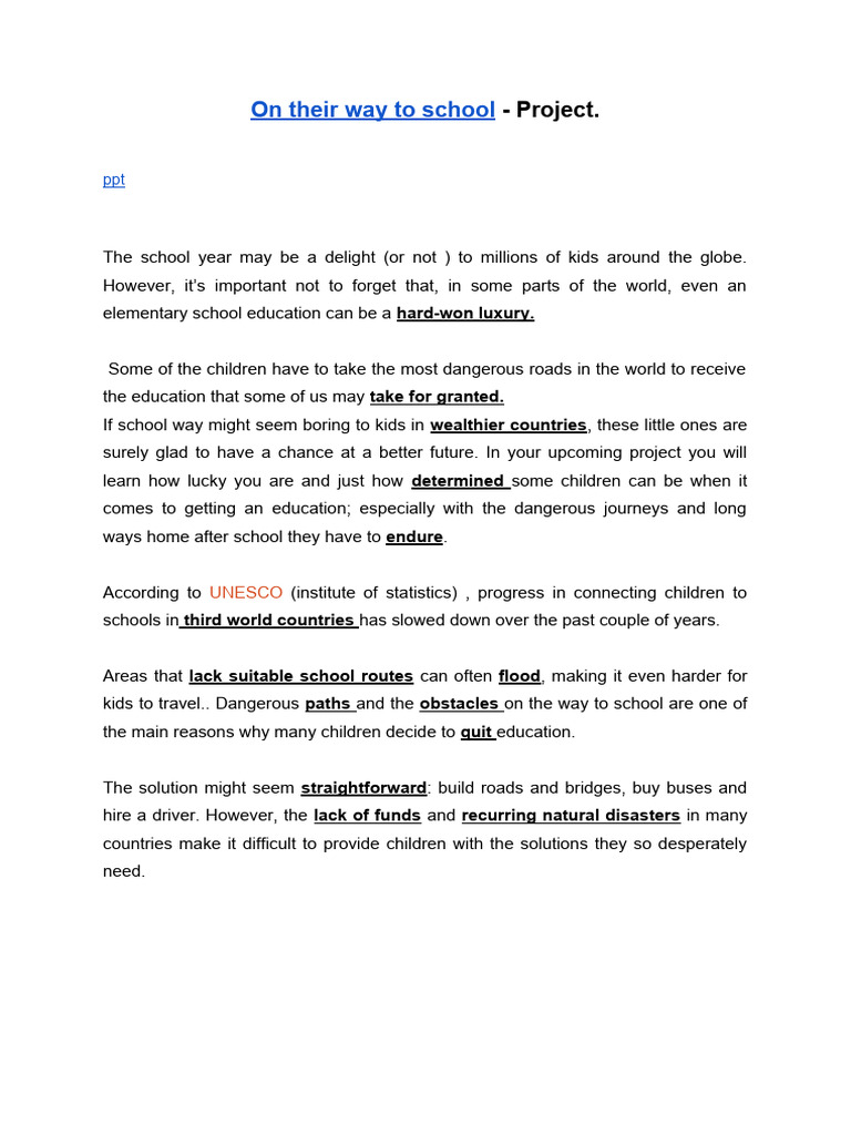 Students' Dangerous Journeys | PDF