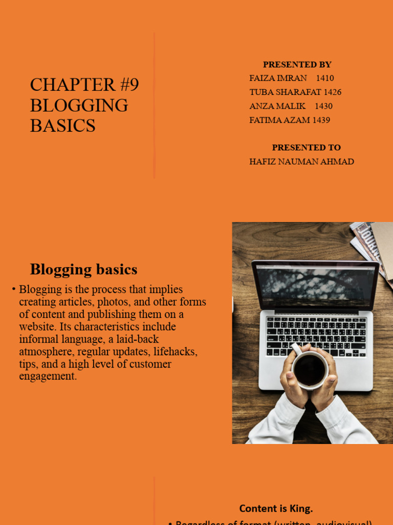 Blogging Basics | PDF