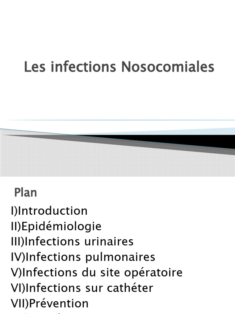 Les Infections Nosocomiales | PDF | Infection | Infection nosocomiale