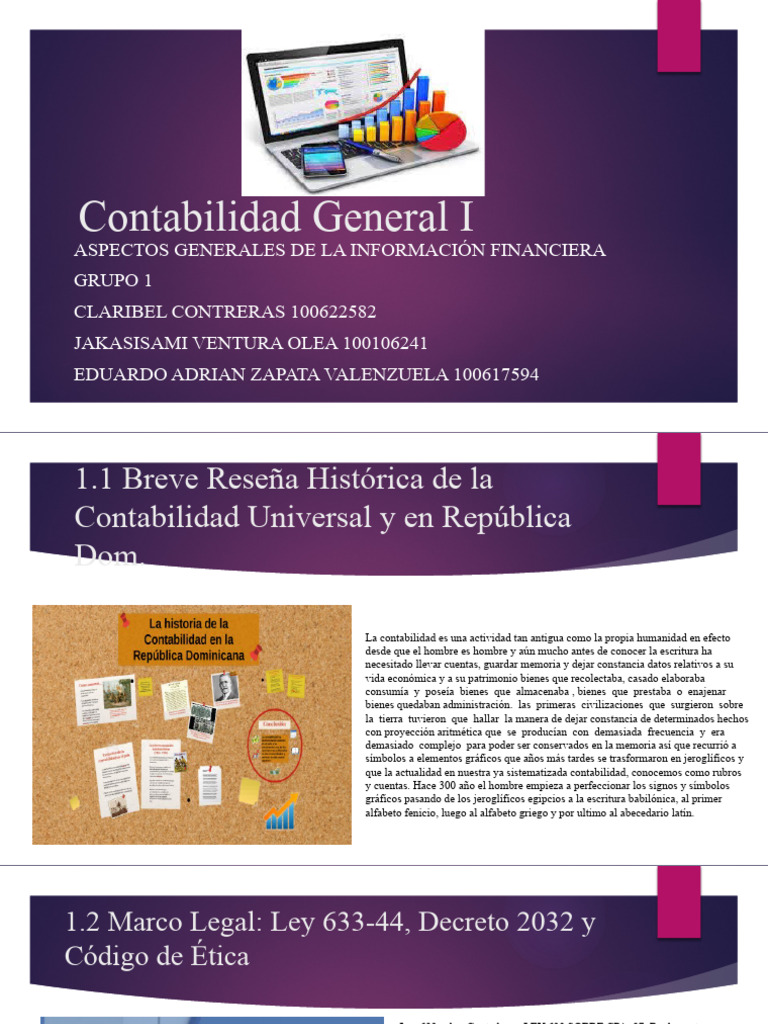Diapositiva Contabilidad | PDF | Contabilidad | normas internacionales de INFORMACION FINANCIERA