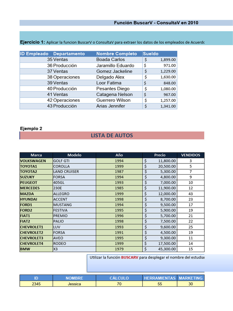 Ejemplo Tabla Dinamica | PDF