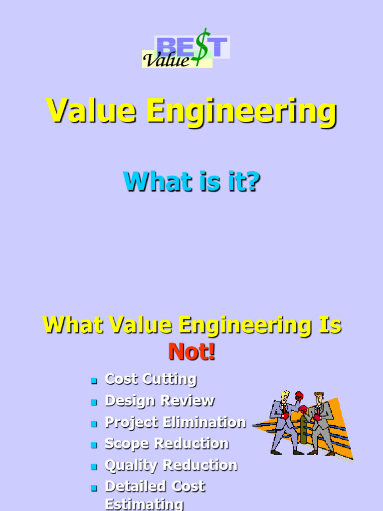Value Engineering | PDF