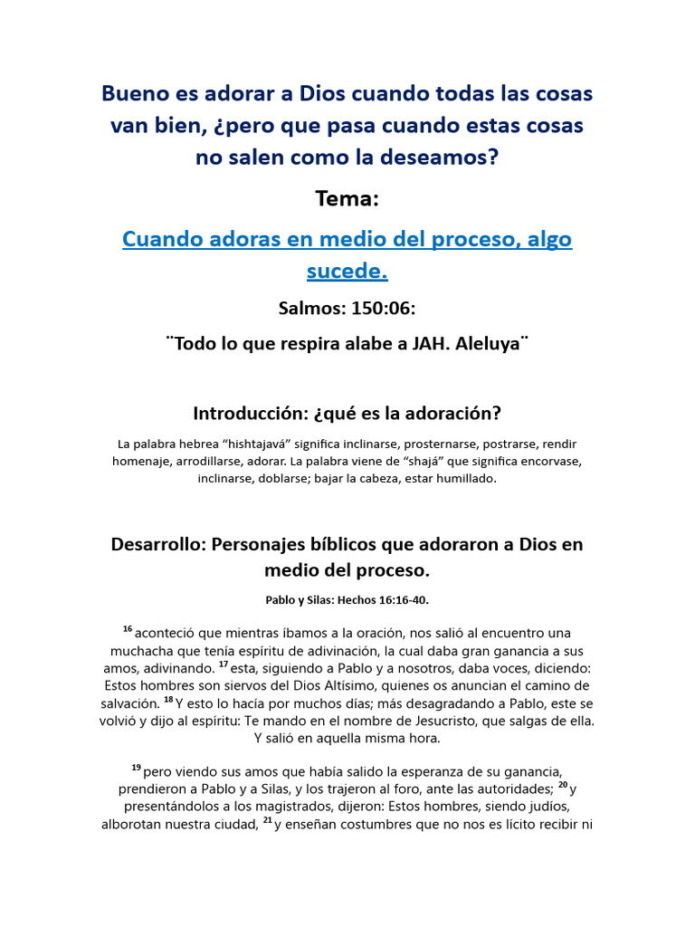 Mia Predica | PDF