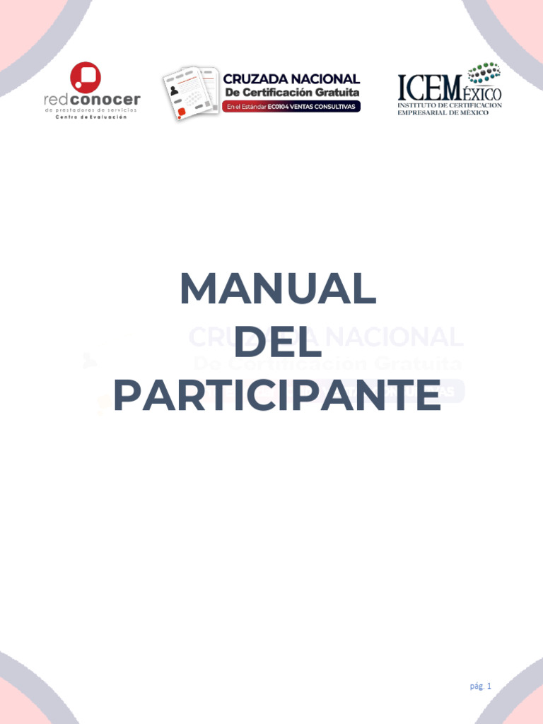 Manual Del Participante Ec0104 | PDF