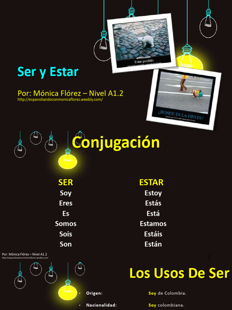 Na1.2 Repaso y Practica Ser y Estar | PDF