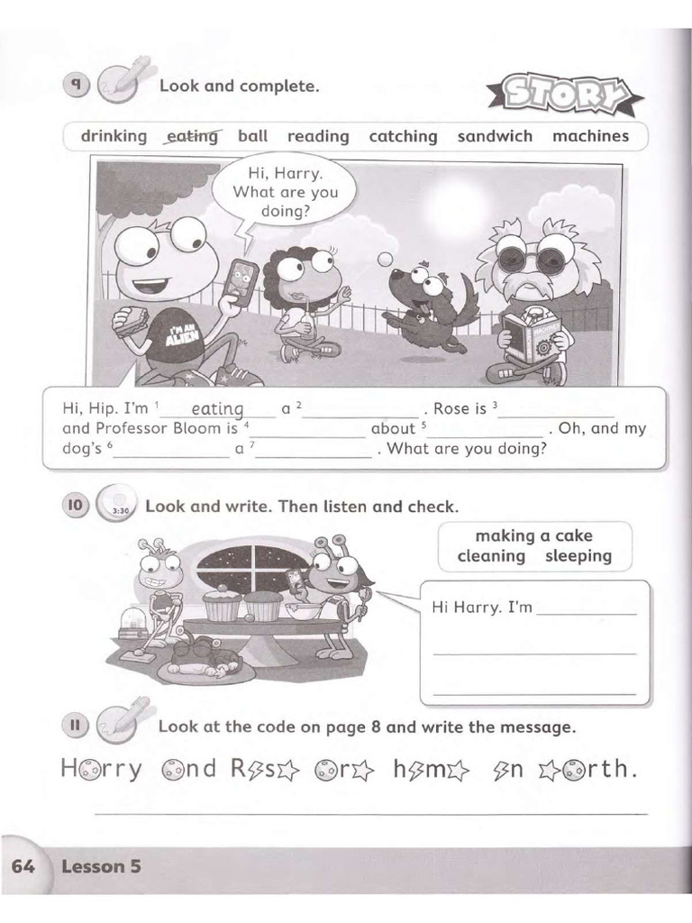 Worksheet Present Continuous | PDF