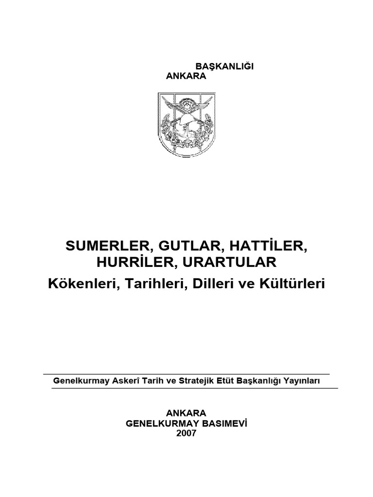 Sumerler Gutlar Hattiler Hurriler | PDF