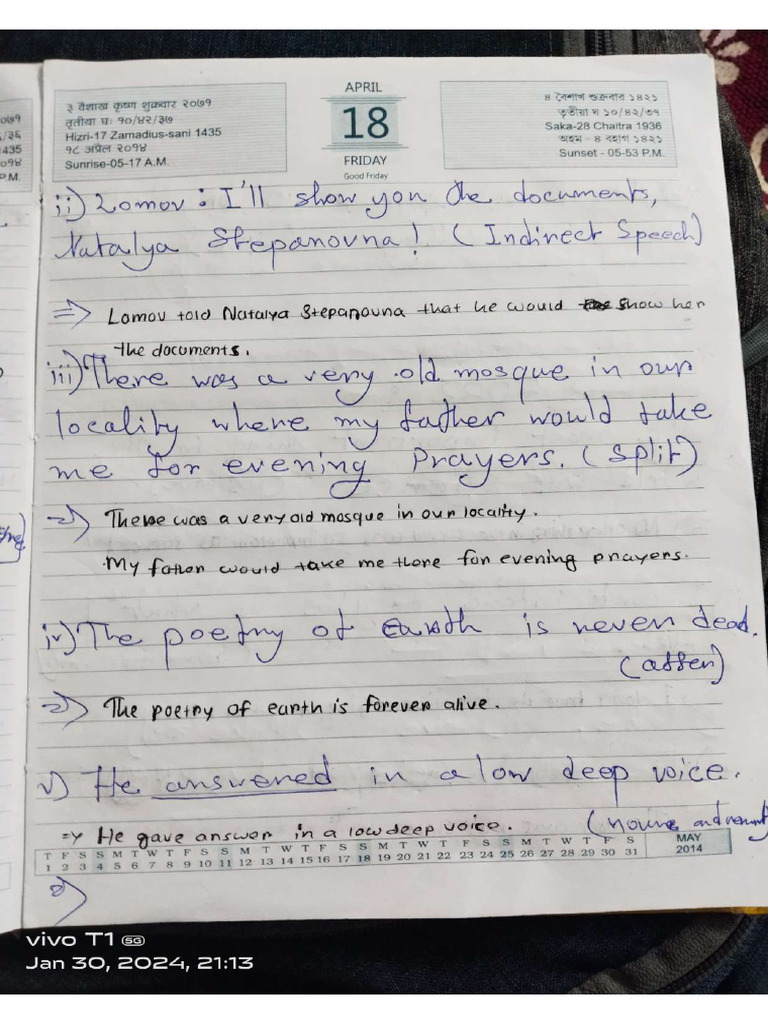 English Grammer Year Question | PDF