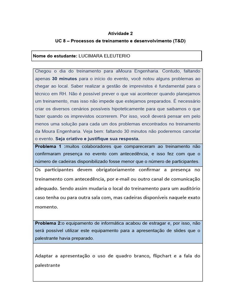 Atividade2 - Relatorio (1) Prontas | PDF | Carreira e Crescimento