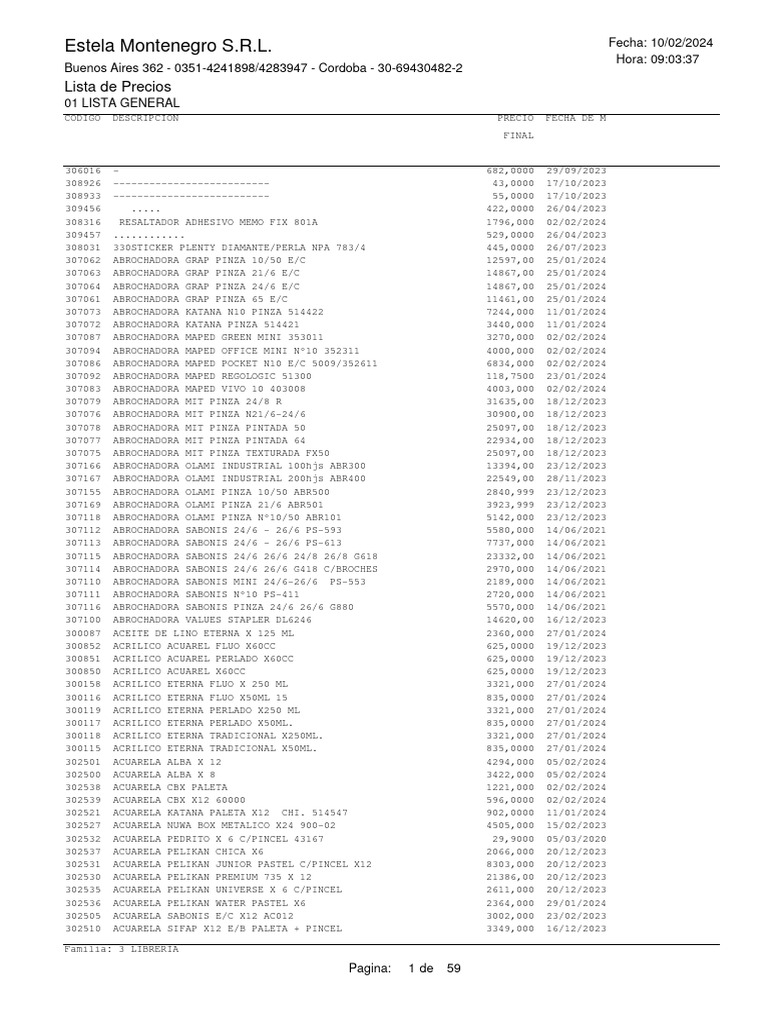 Libreria 10-02-24 | PDF