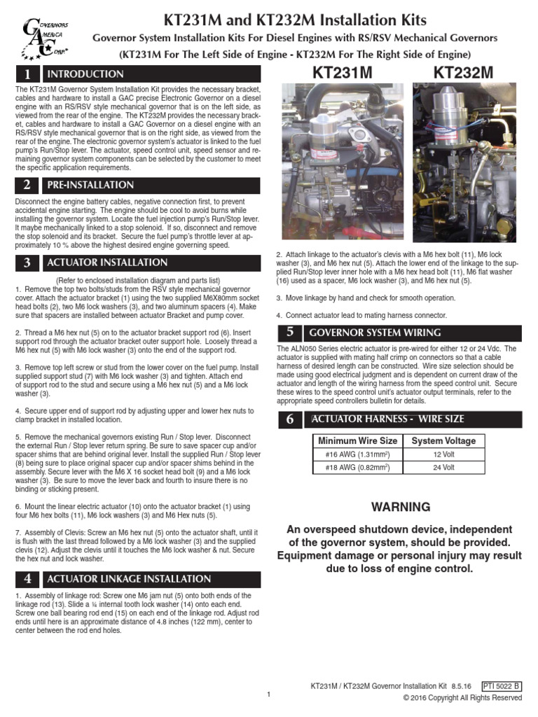 KT231 2 (M) Install Kits | PDF