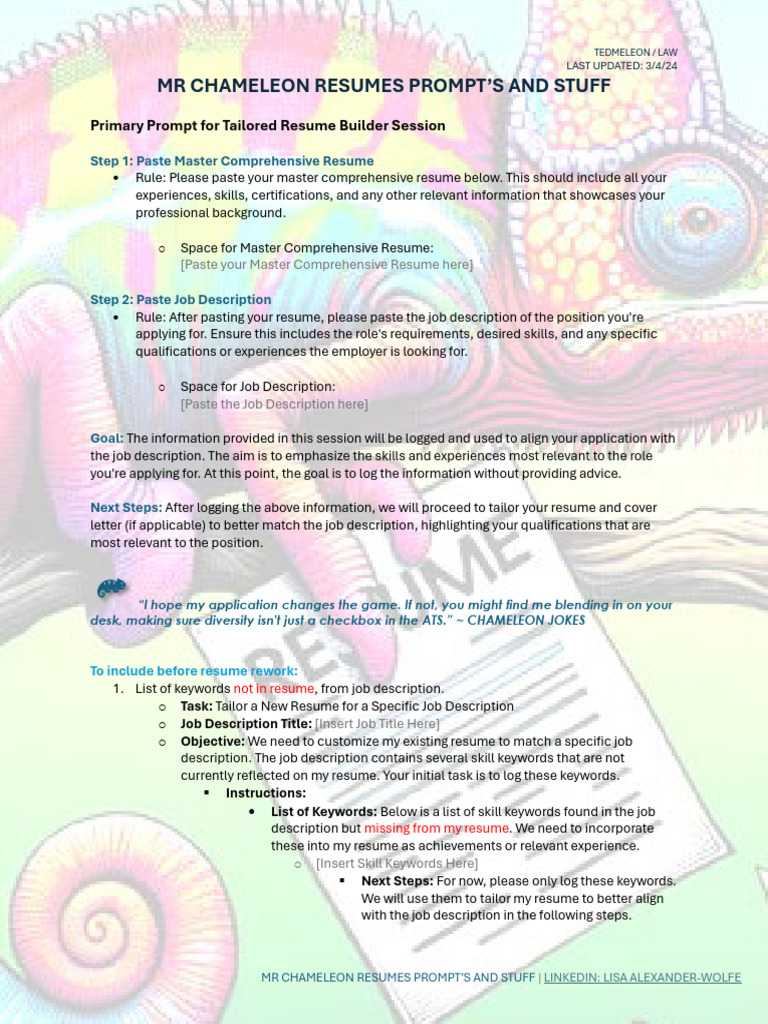 Resume Tailoring Guide for Job Applications | PDF | Résumé
