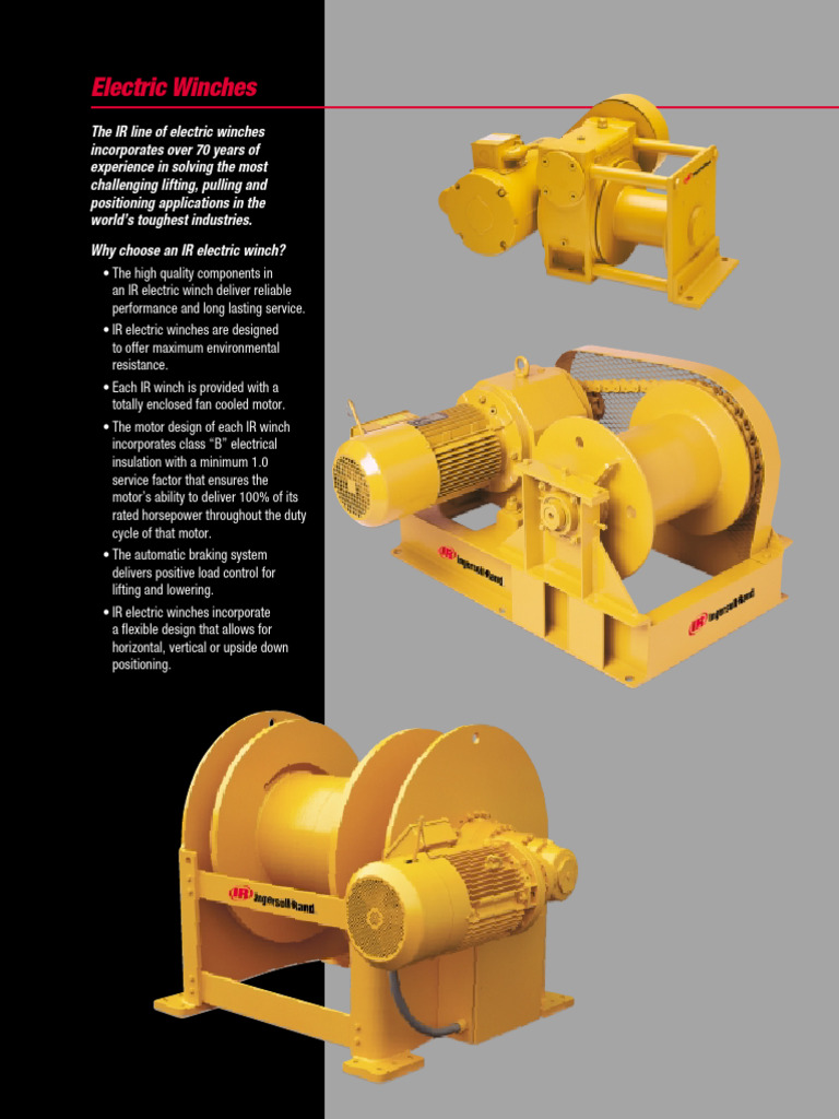 ElectricWinches Section | PDF