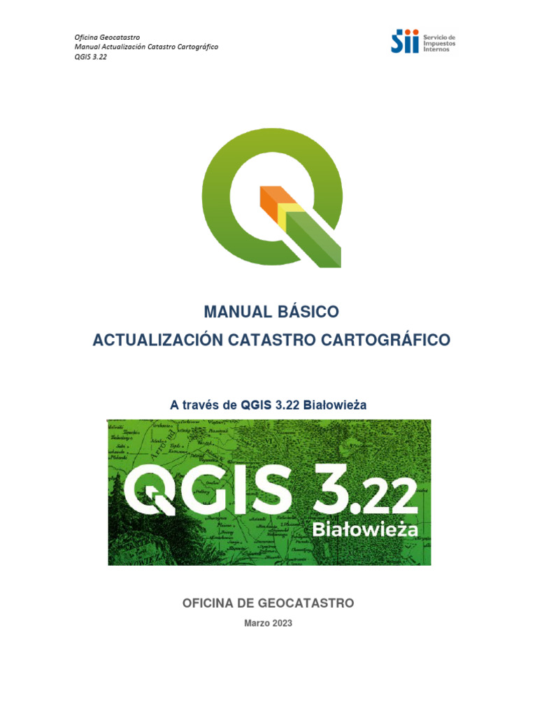 Manual Actualización Catastro Cartografico QGIS 3.22 Actualizado 31-03-23 | PDF | Sistema de ...