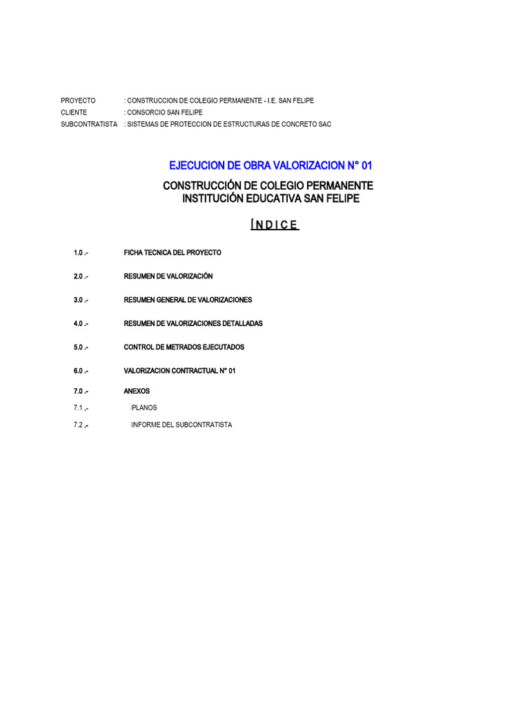 VALORIZACIÓN DE IMPERMEABILIZACIÓN | PDF