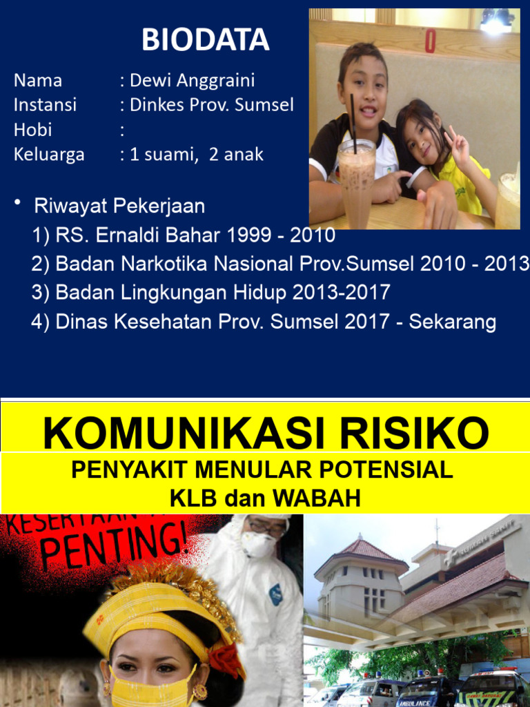 MPI 6 PPT Komunikasi Risiko Share | PDF