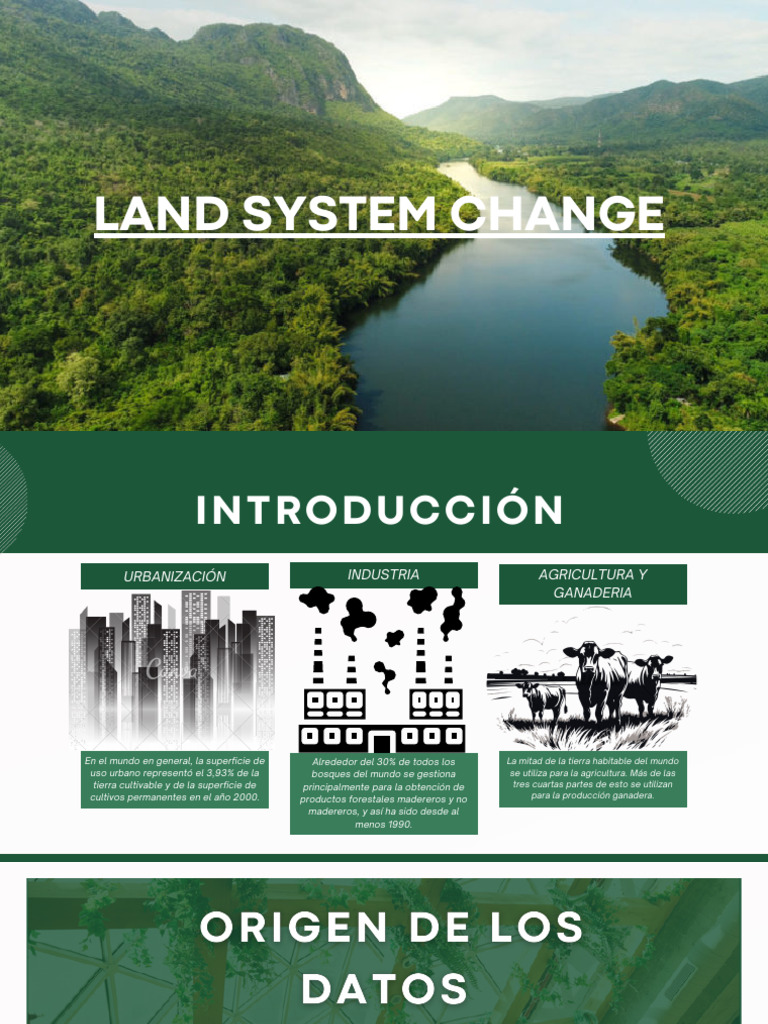 Land System Change Presentation | PDF