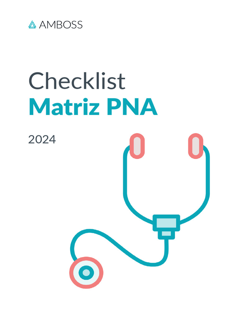 2024 - Checklist AMBOSS Matriz PNA 1 | PDF