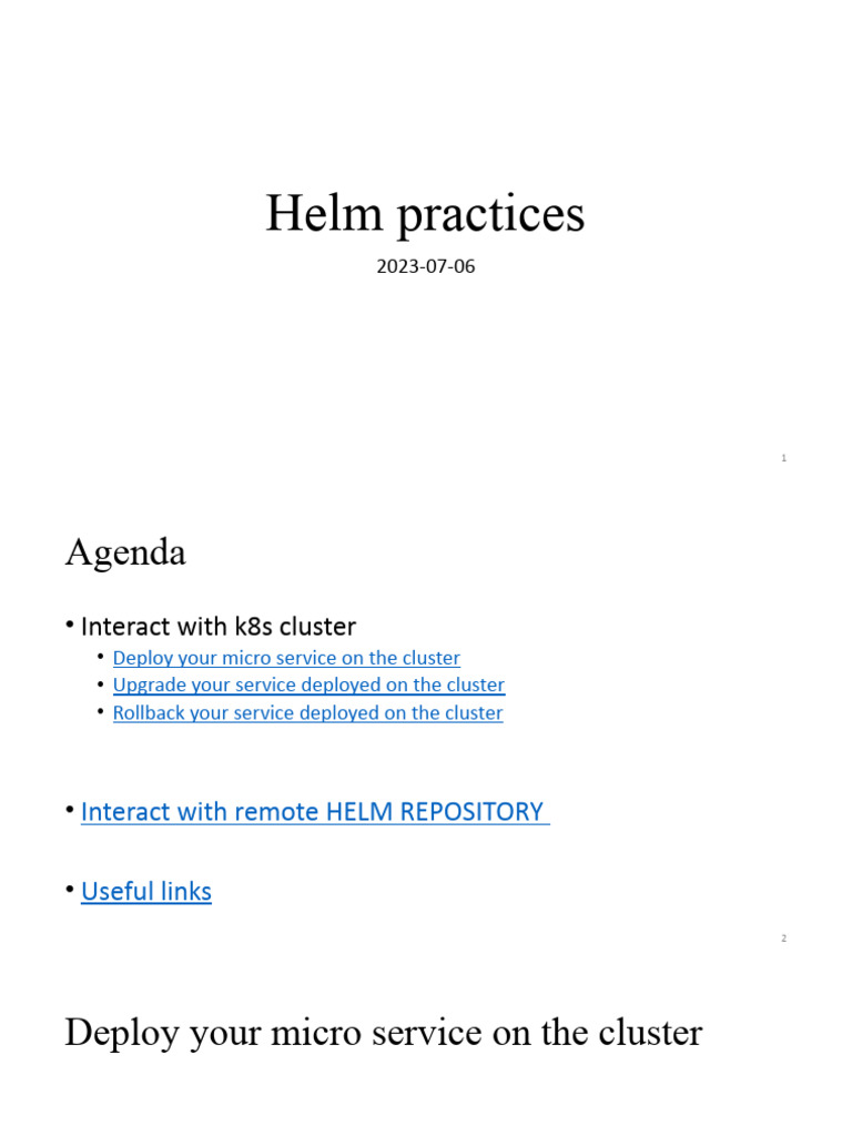 Helm Practices | PDF