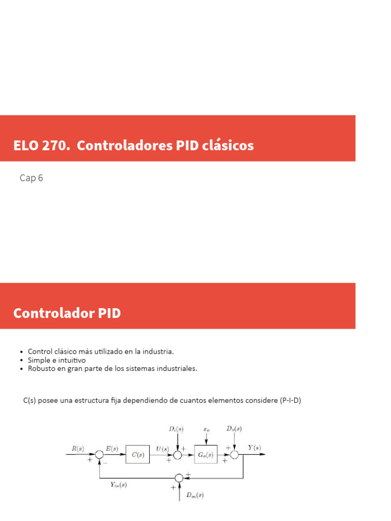 Controladores PID | PDF | Métodos y materiales de enseñanza