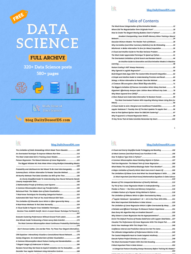 Daily Dose of Data Science | PDF | Statistical Classification ...