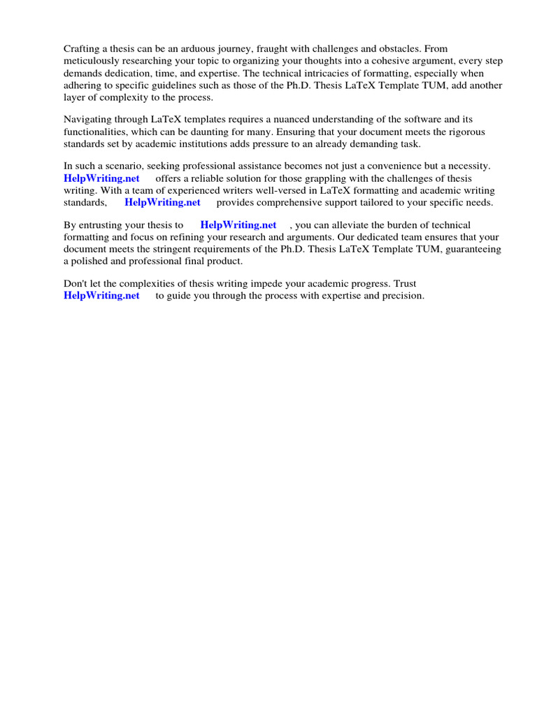 PHD Thesis Latex Template Tum | PDF | Thesis | Computing