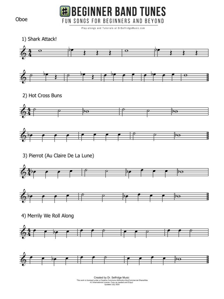 Oboe_Practice_Pages_Full_Band | PDF