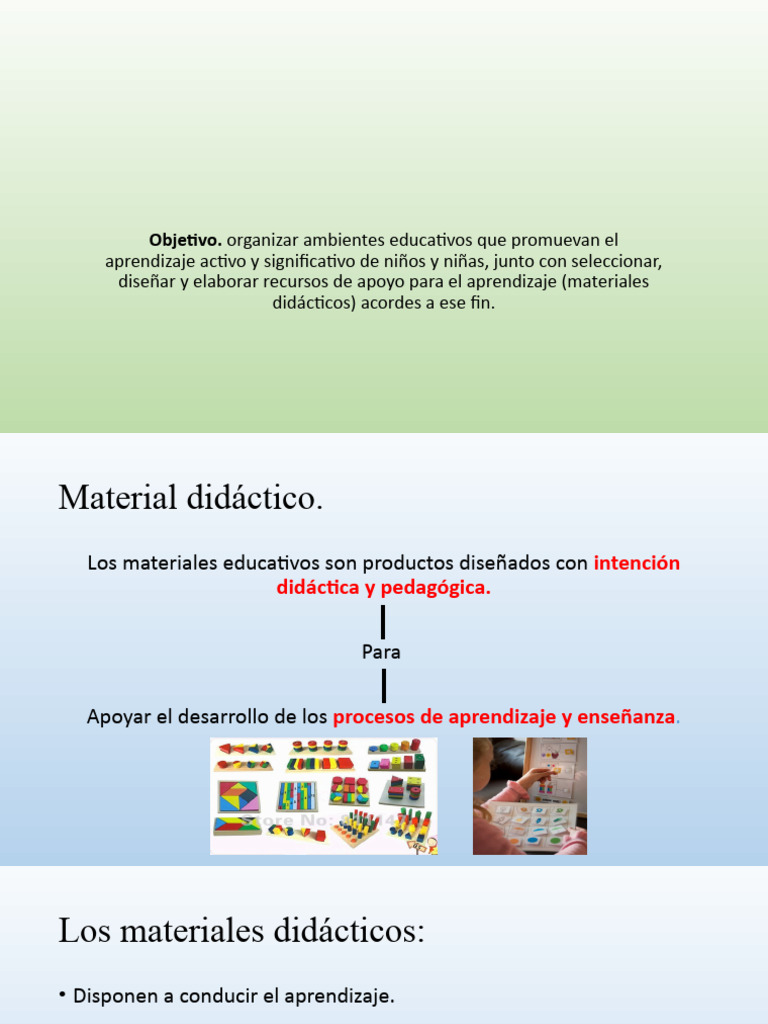 Material Didáctico. | PDF | Aprendizaje | Maestros