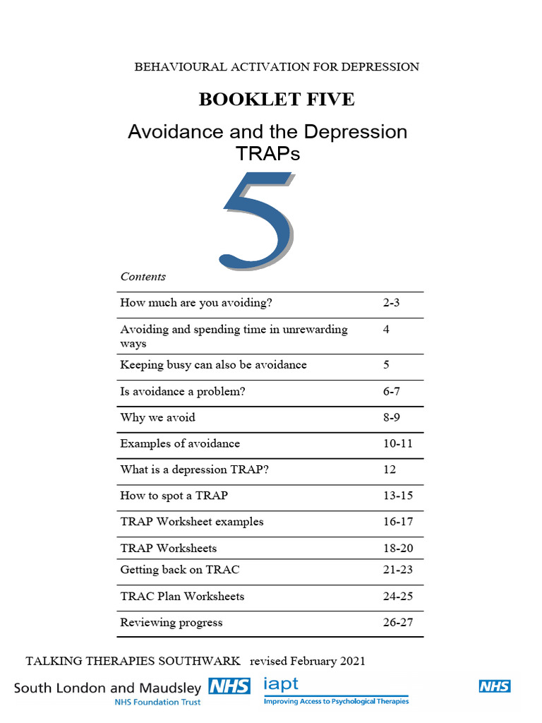 Understanding Avoidance in Depression | PDF | Thought | Well Being