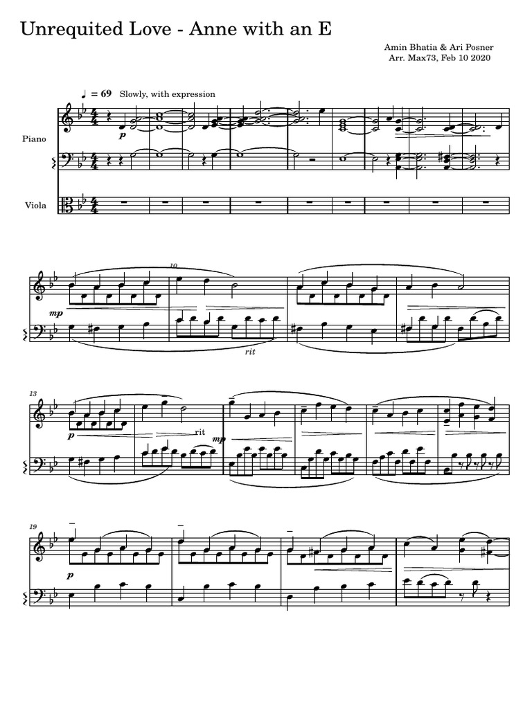 Anne With An E Song PDF | PDF
