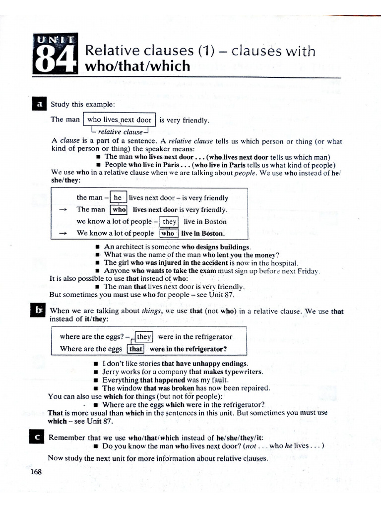 Relative Clauses 1 | PDF