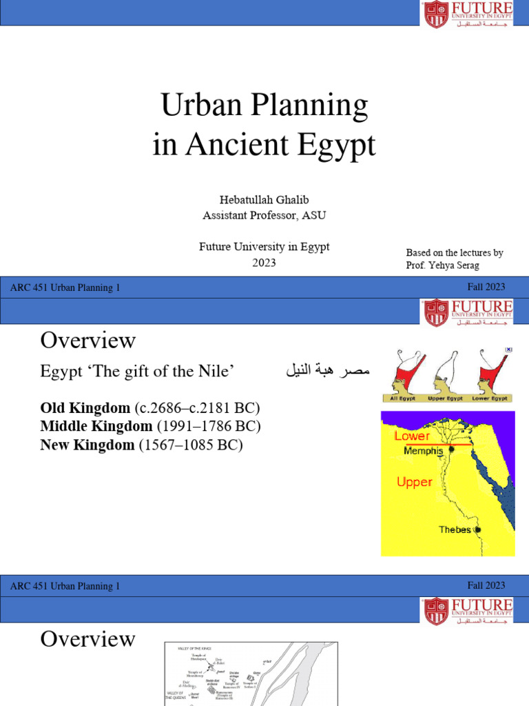 Ancient Egypt Planning | PDF