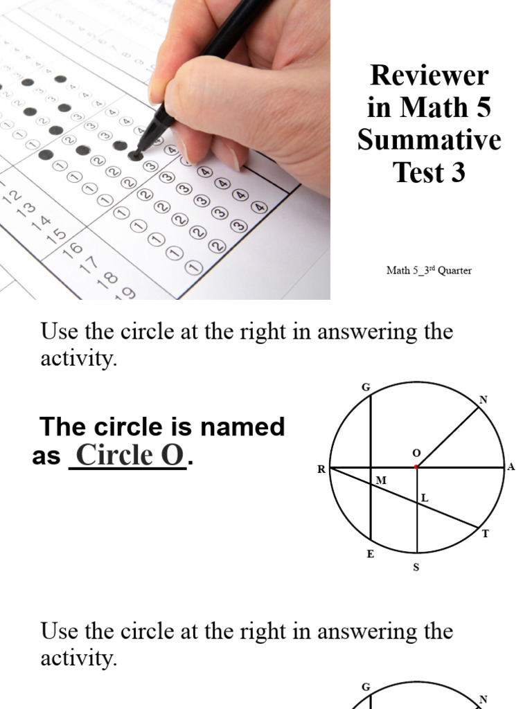 Reviewer in Math 5 Summative Test 3 | PDF | Shape | Elementary Mathematics