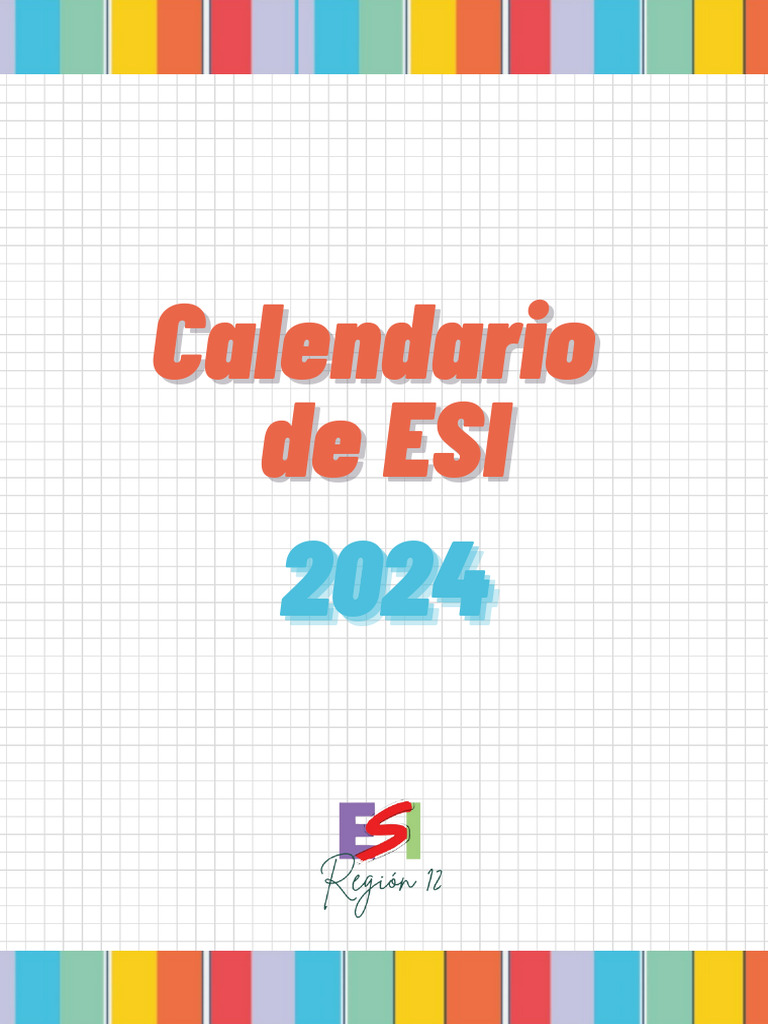 Calendario de ESI 2024 | PDF | Justicia | Crimen y violencia