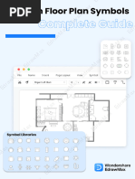 Floor Plan Symbols PDF | PDF | Stairs | Bathroom