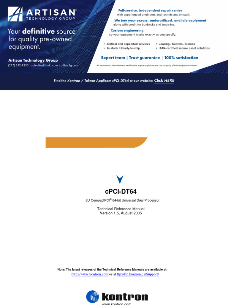 Kontron DT64 Manual | PDF | Office Equipment | Electrical Engineering