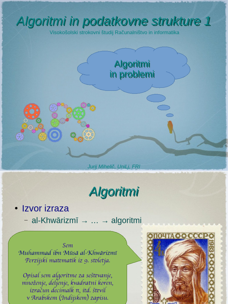 A1 Algoritmi | PDF